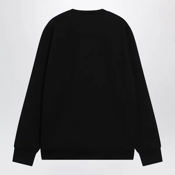 Prada Crewneck Sweatshirt In Technical Cotton - Black