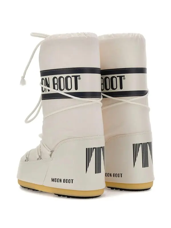 Moon Boot Stivali Icon In Nylon - White