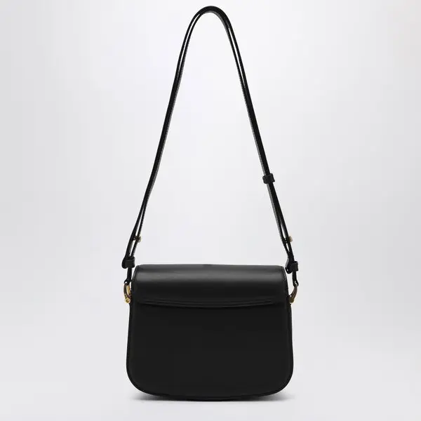 AMI Paris Paris Paris Calfskin Bag - Black