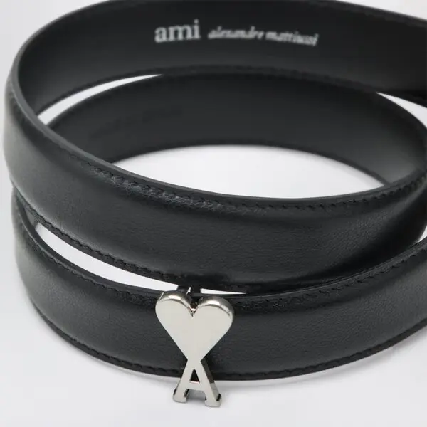 AMI Paris De Cå“ur Belt In Calfskin