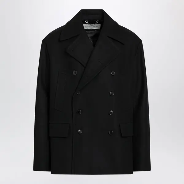 Dries Van Noten Wool Blend Coat - Black