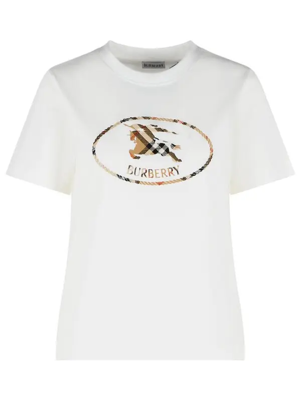 Burberry Frankie' Cotton T-shirt - White