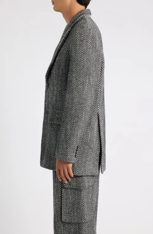 KROST Herringbone Longline Blazer