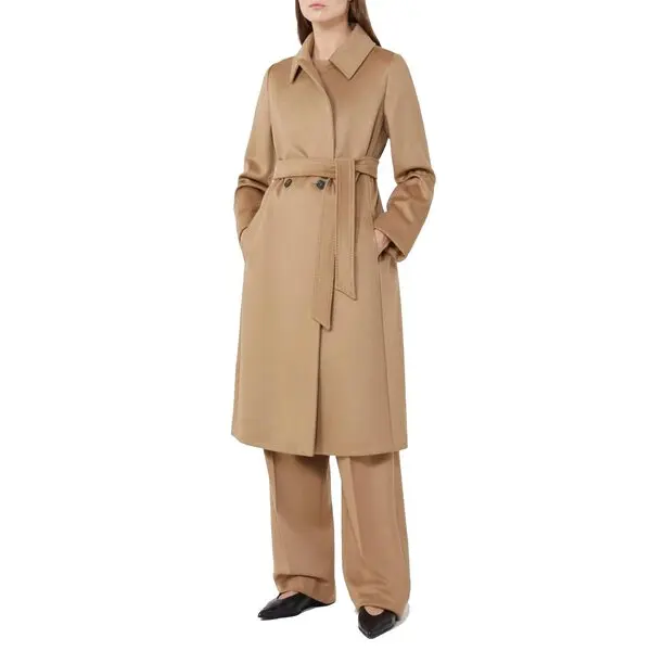 Max Mara Bcollag Wool Coat - Brown