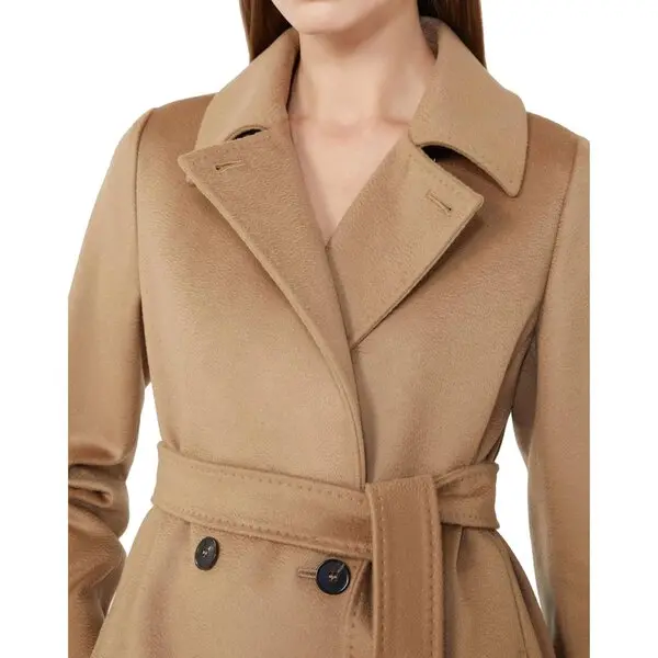 Max Mara Bcollag Wool Coat - Brown