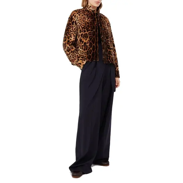 Max Mara Edro Leopard Jacket