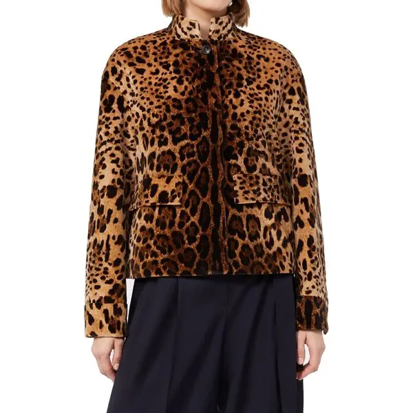 Max Mara Edro Leopard Jacket