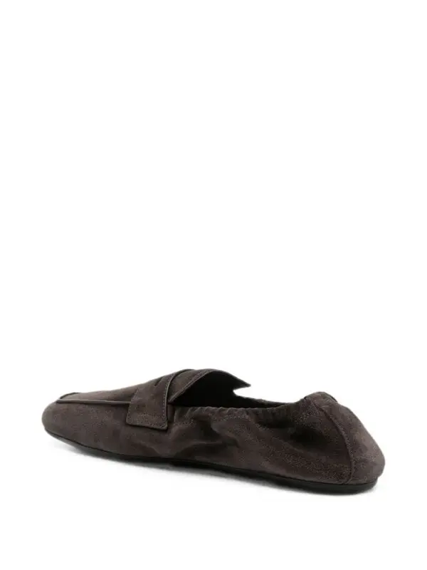Prada Shuffle Leather Loafers