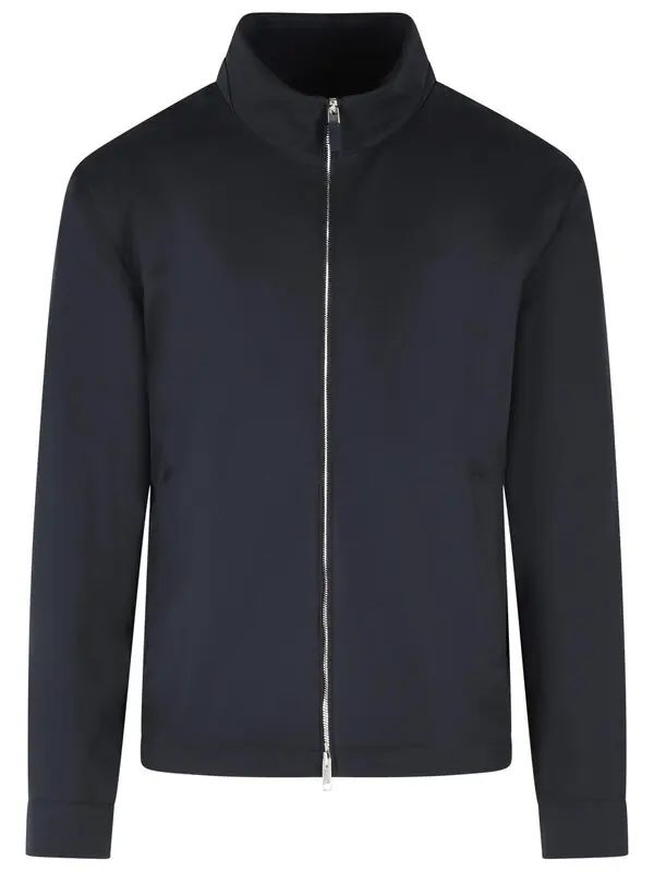 Zegna Motorin' Dark Polyester Jacket