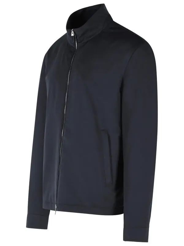 Zegna Motorin' Dark Polyester Jacket
