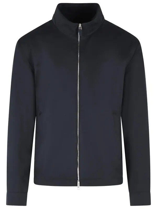 Zegna Motorin' Dark Polyester Jacket