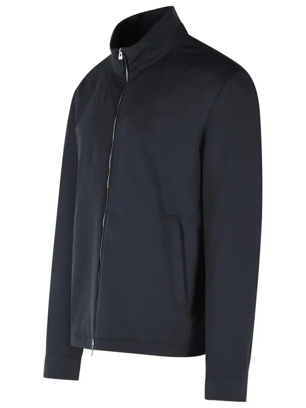 Zegna Motorin' Dark Polyester Jacket