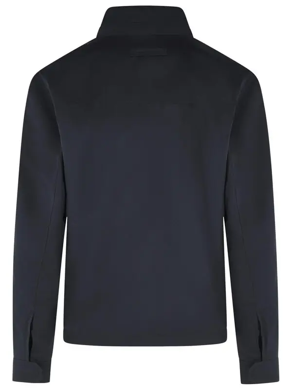 Zegna Motorin' Dark Polyester Jacket