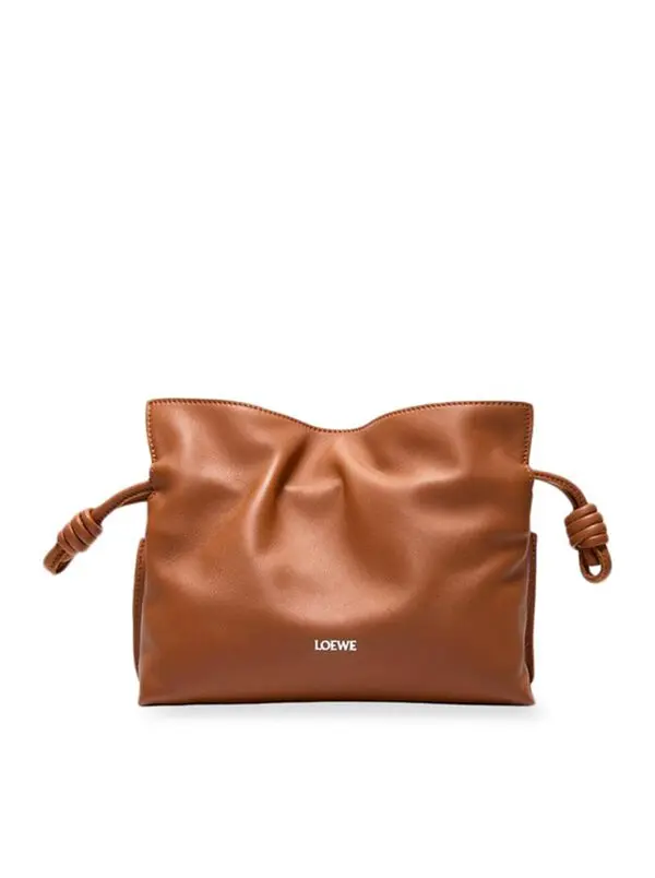 Loewe Flamenco Clutch Mini Bag In Calfskin Nappa - Brown