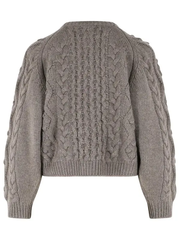 LISA YANG Winroe' Beige Truffle Cashmere Cardigan