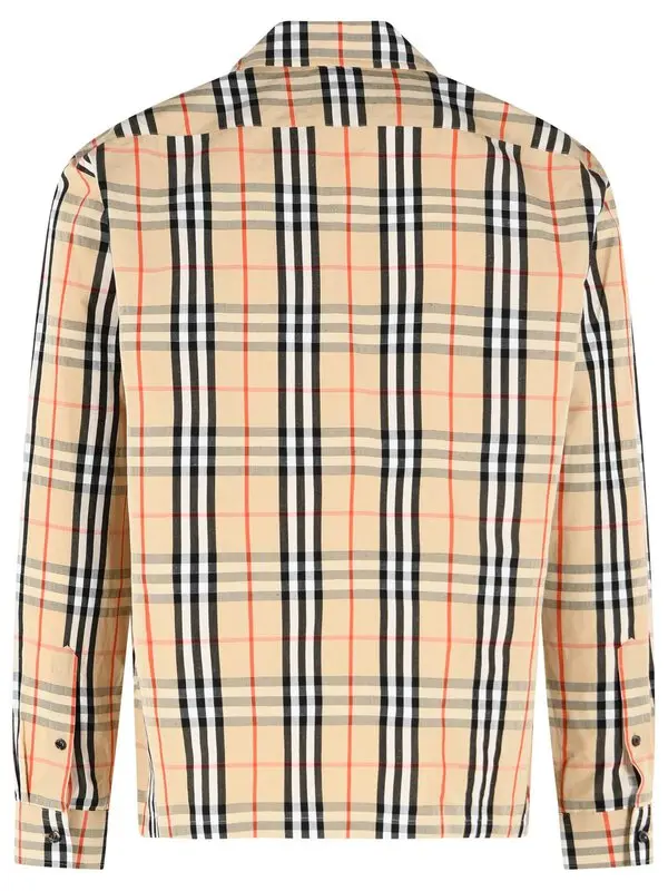 Burberry Beige Cotton And Linen Shirt