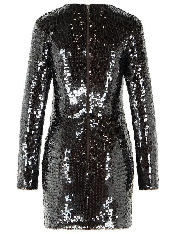 ROTATE BY BIRGER CHRISTENSEN Polyester Mini Dress - Brown