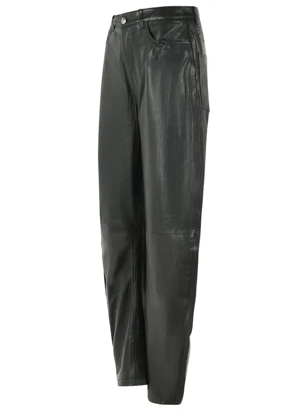 ROTATE BY BIRGER CHRISTENSEN Barrel Pants In Leather