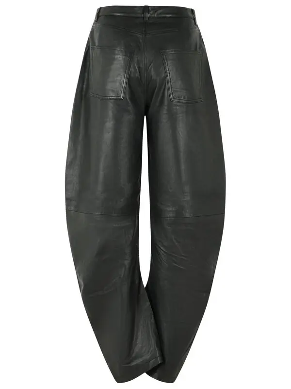 ROTATE BY BIRGER CHRISTENSEN Barrel Pants In Leather