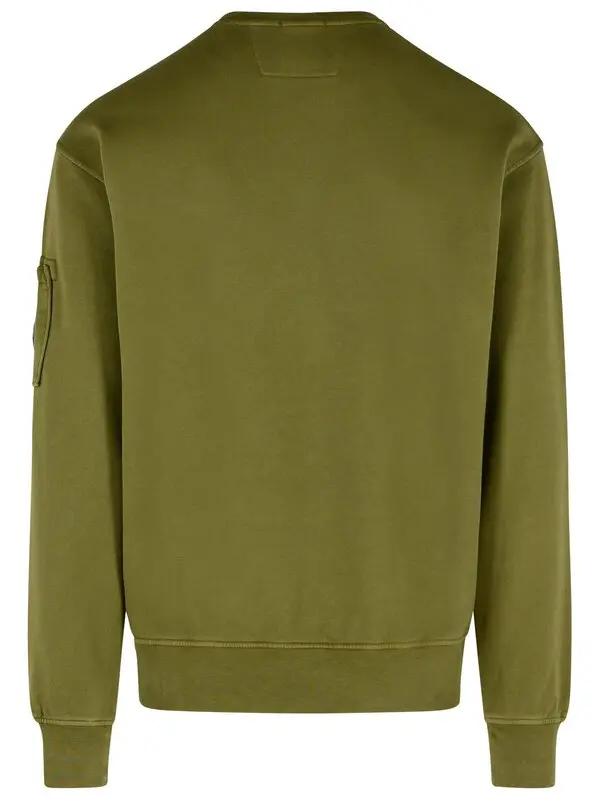 C.P. COMPANY Brushed' Cotton Sweatshirt - Green