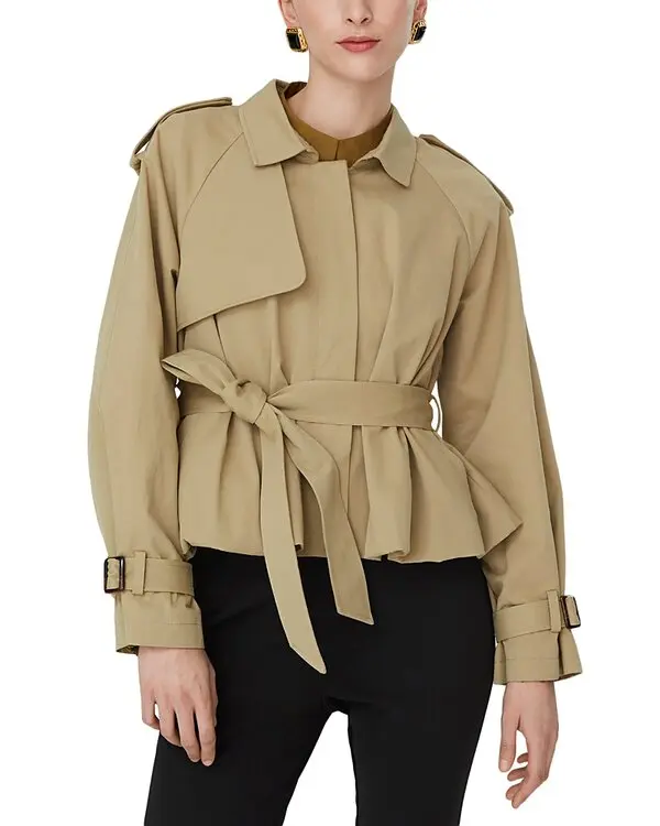 JOVONNA LONDON Cropped Trench Jacket