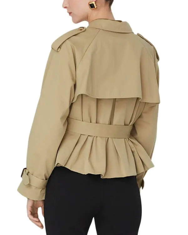 JOVONNA LONDON Cropped Trench Jacket