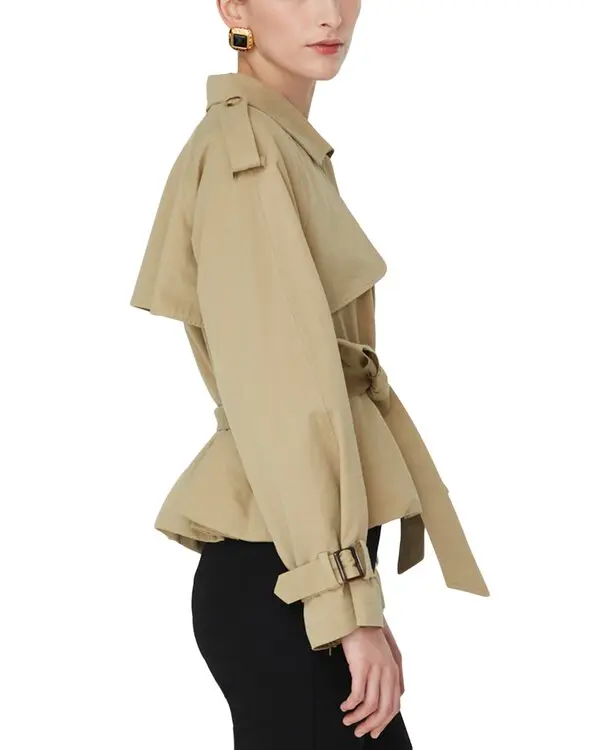 JOVONNA LONDON Cropped Trench Jacket