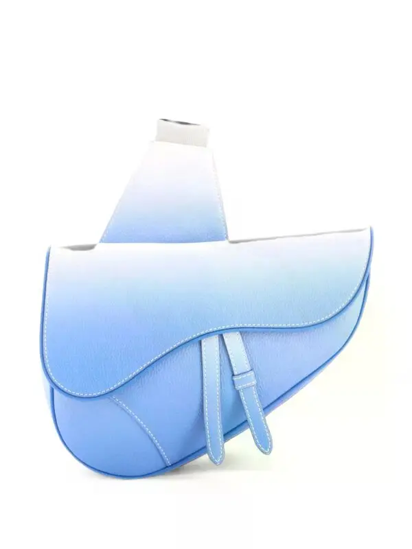 Dior Saddle Ombre Leather Crossbody Bag