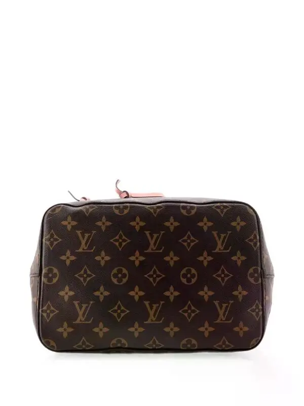 LOUIS VUITTON Neonoe Handbag Monogram Canvas With Leather Mm Bucket Bag - Brown