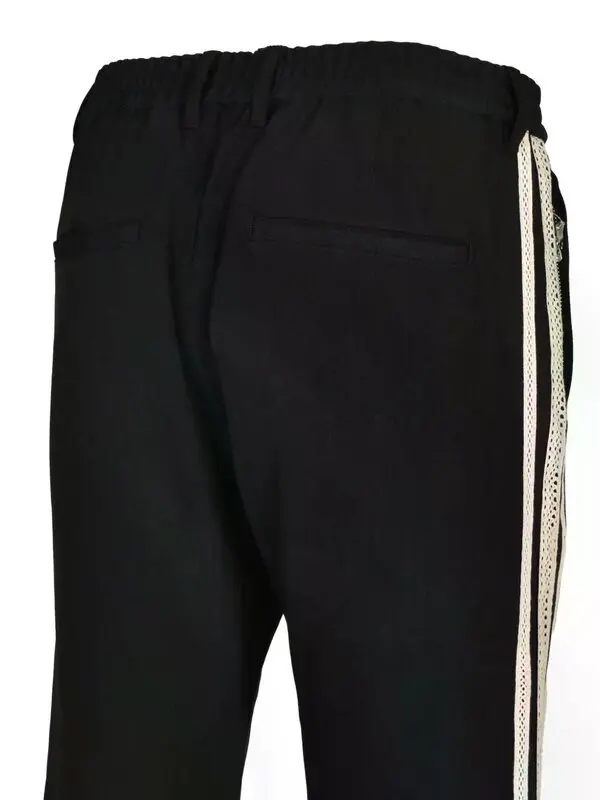 CEDARWOOD Crochet-knit Logo-embroidered Track Pants