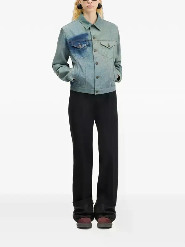 JEAN PAUL GAULTIER Denim Jacket With Face Print