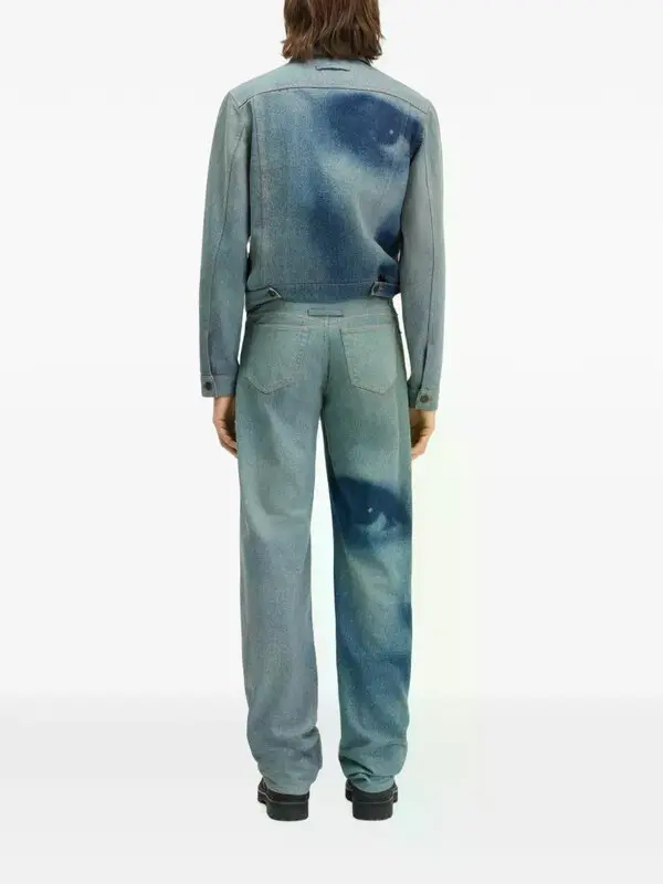 JEAN PAUL GAULTIER Denim Jacket With Face Print