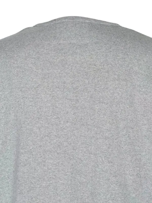 CEDARWOOD Ribbed-knit Henley T-shirt