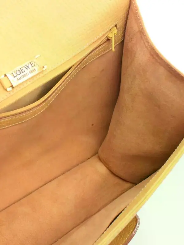 Loewe 2000s Barcelona Leather Tote Bag - Neutrals