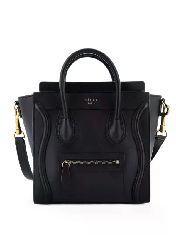 Celine Luggage Bag Smooth Leather Nano Crossbody Bag