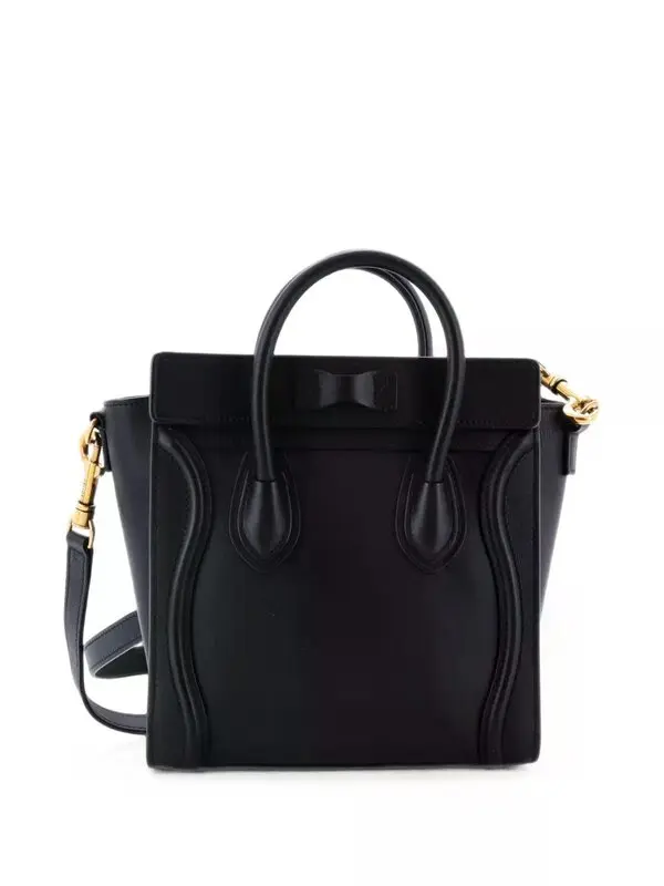 Celine Luggage Bag Smooth Leather Nano Crossbody Bag