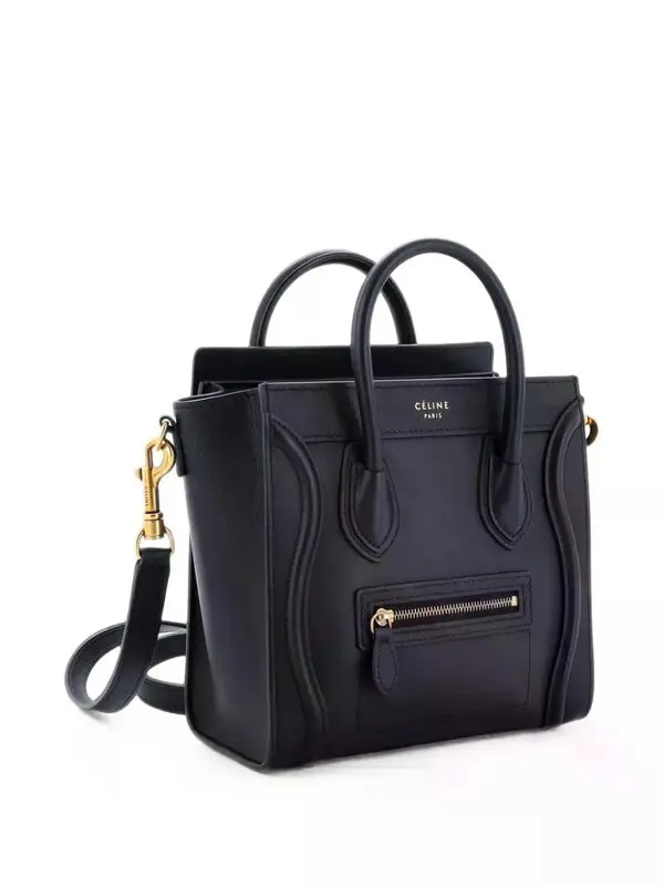 Celine Luggage Bag Smooth Leather Nano Crossbody Bag