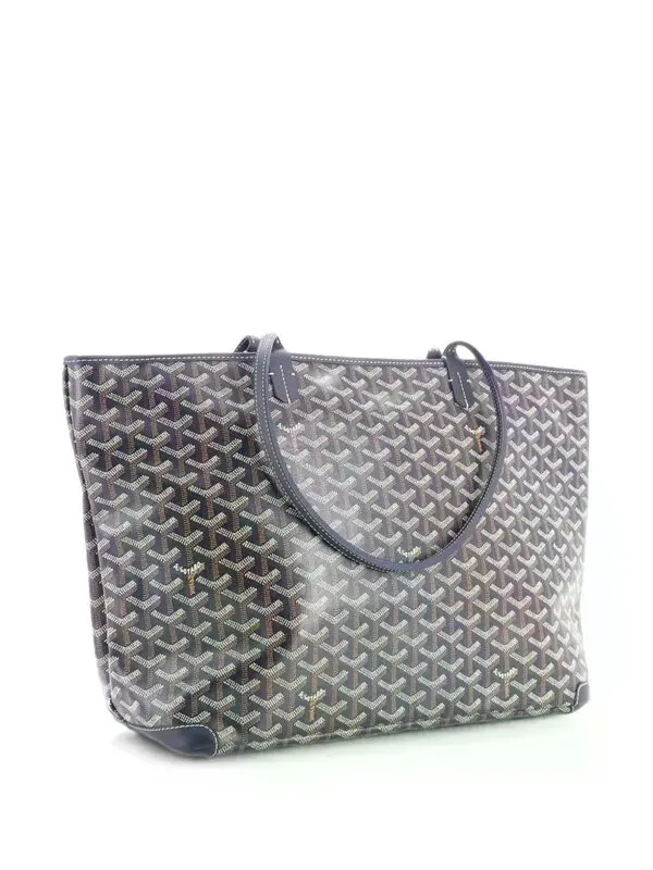 Goyard Artois Tote Coated Canvas Mm Shoulder Bag - Blue