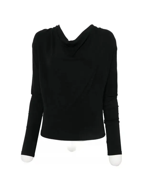 Vince Cowl-neck Long-sleeve Top