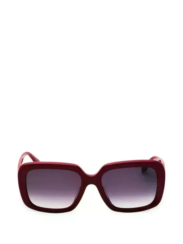 Adidas Rectangle-frame Sunglasses - Red