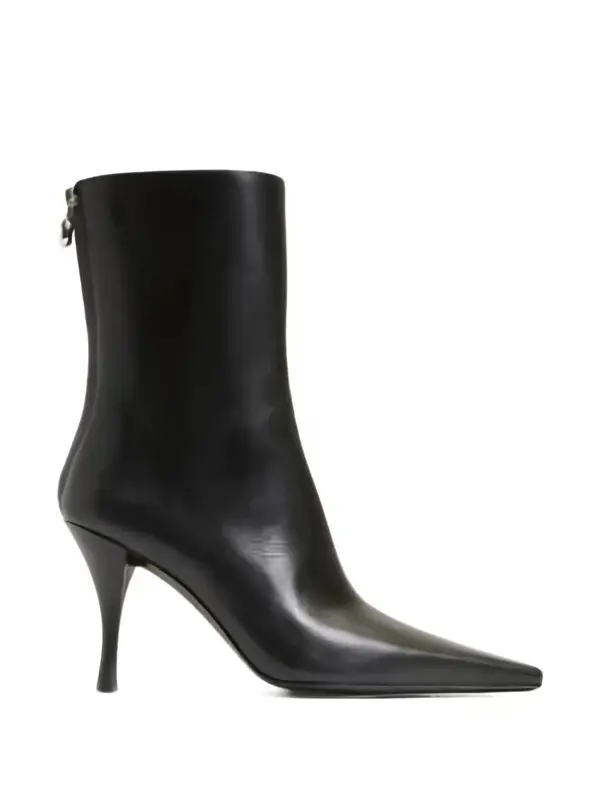 Tory Burch Charlie Pointed-toe Ankle Boots - Black
