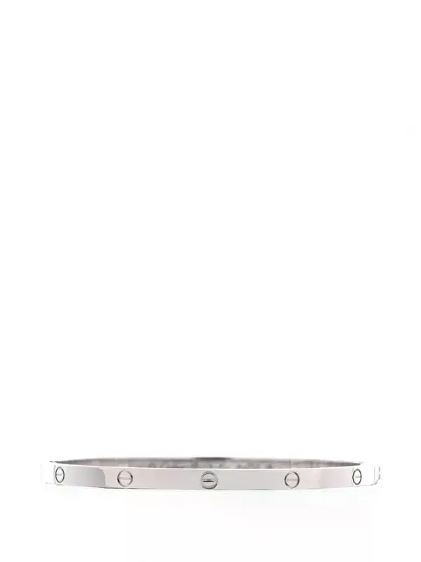 Cartier Love 18k White Gold Small Bracelet - Silver