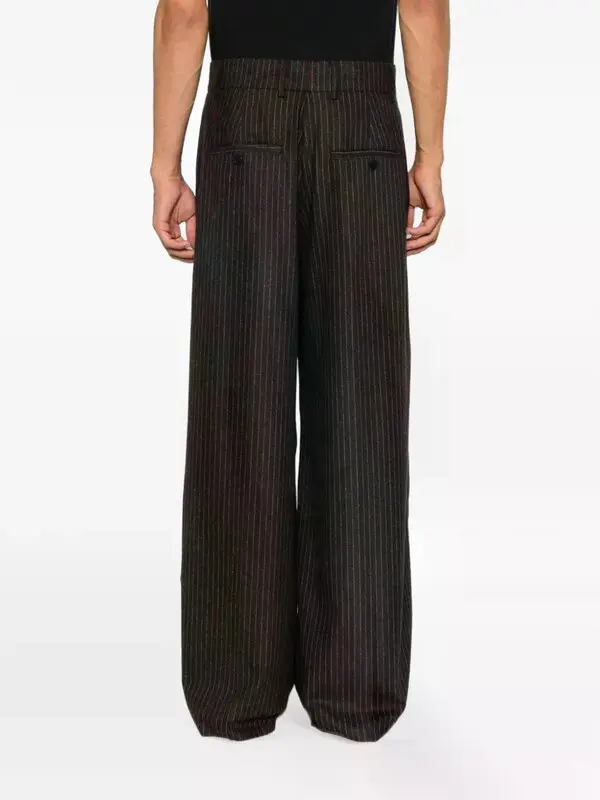 ROSSI Pinstripe-pattern Palazzo Pants