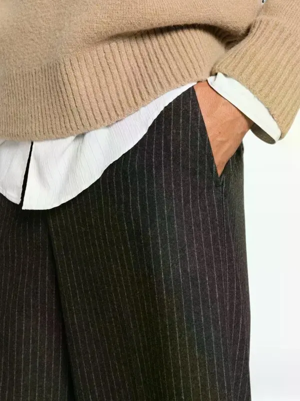 ROSSI Pinstripe-pattern Palazzo Pants
