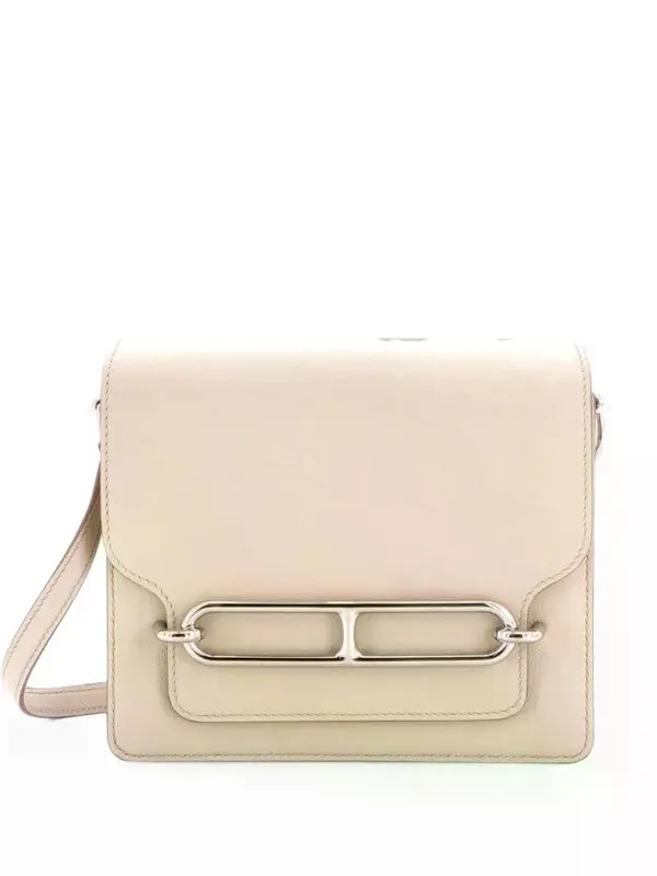 Hermès Roulis Bag Evercolor 18 Crossbody Bag - Neutrals