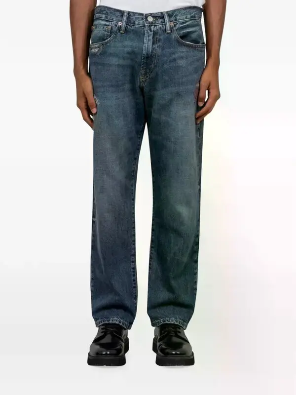 Polo Ralph Lauren Distressed-finish Straight-leg Jeans