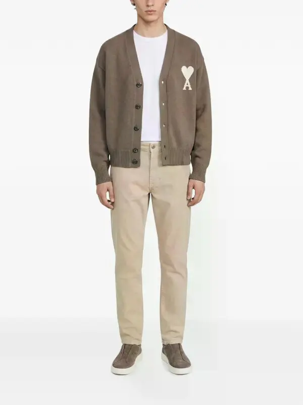 Eleventy Straight-leg Five-pocket Trousers - Neutrals