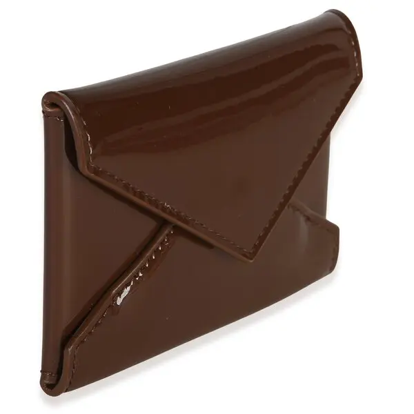 Saint Laurent Patent Envelope Flap Card Case