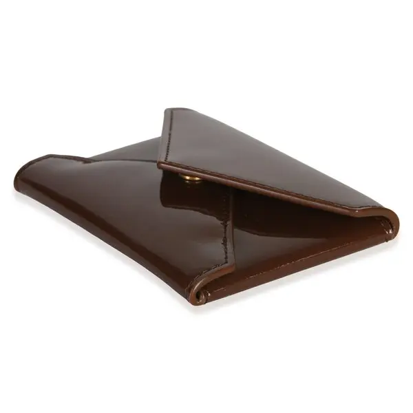 Saint Laurent Patent Envelope Flap Card Case