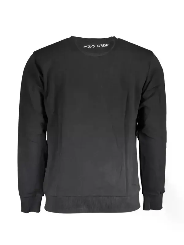 LA MARTINA Embroidered-logo Crew-neck Sweater